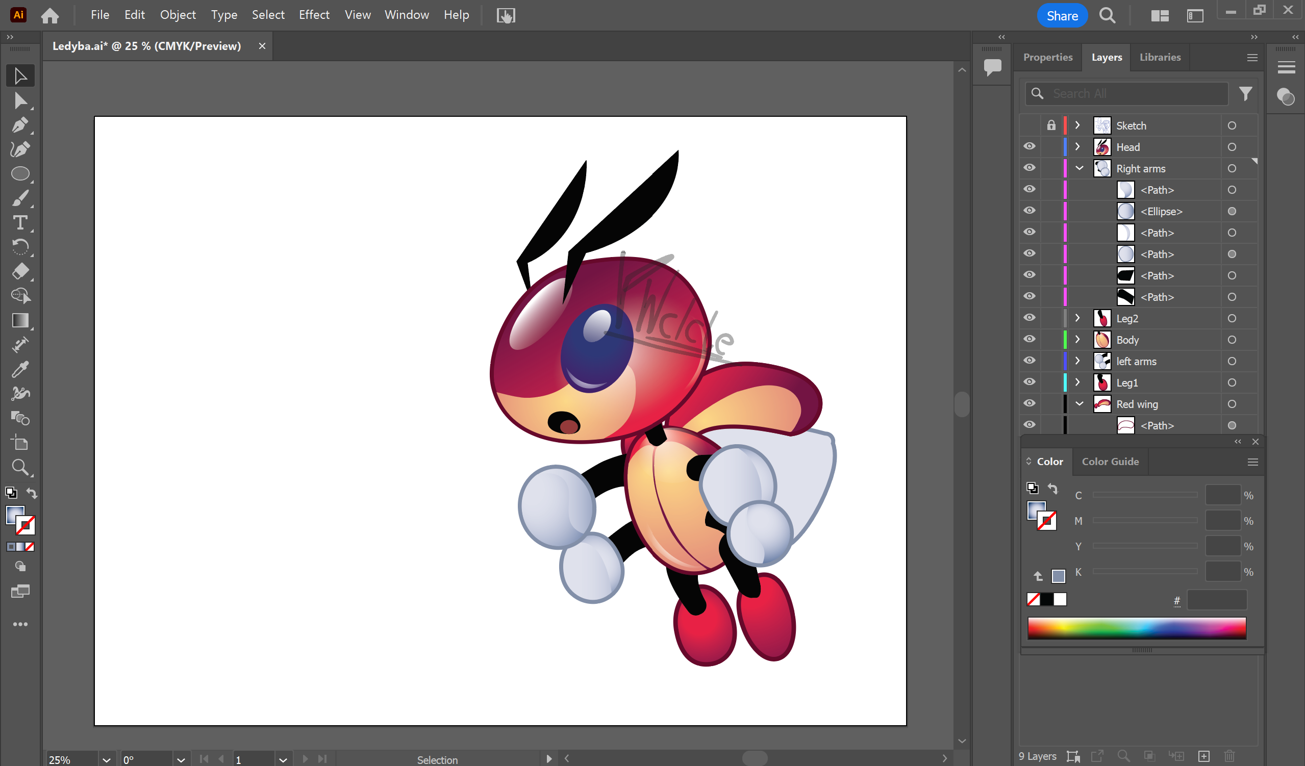 「Pokémon」Ledyba by @phIcicle – Sheezy.Art