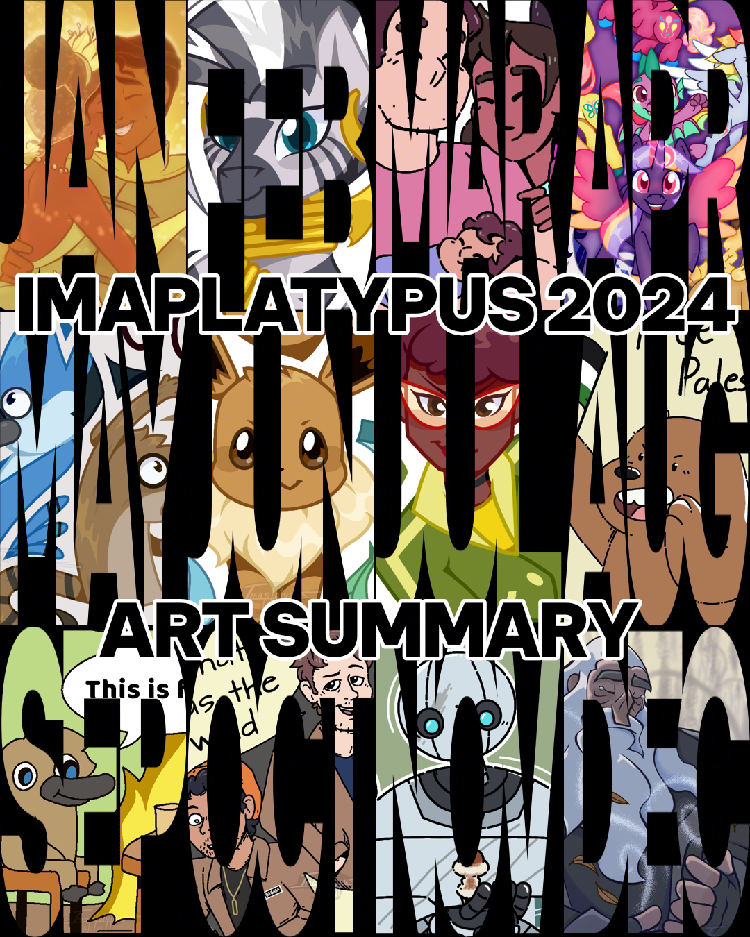 2024 Artwork Summary by @imaplatypus – Sheezy.Art