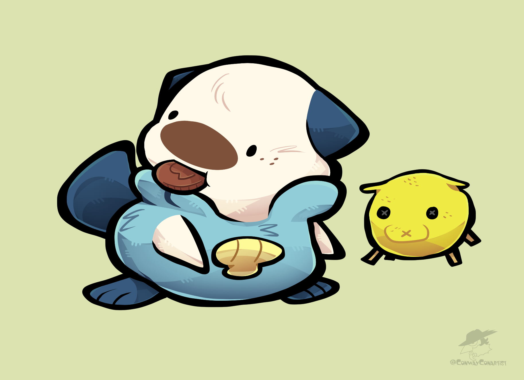 Lemon party pig by @Trevor – Sheezy.Art