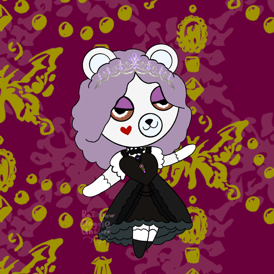 Teddy Goth Girl by @RainbowDoggieUnicorn – Sheezy.Art