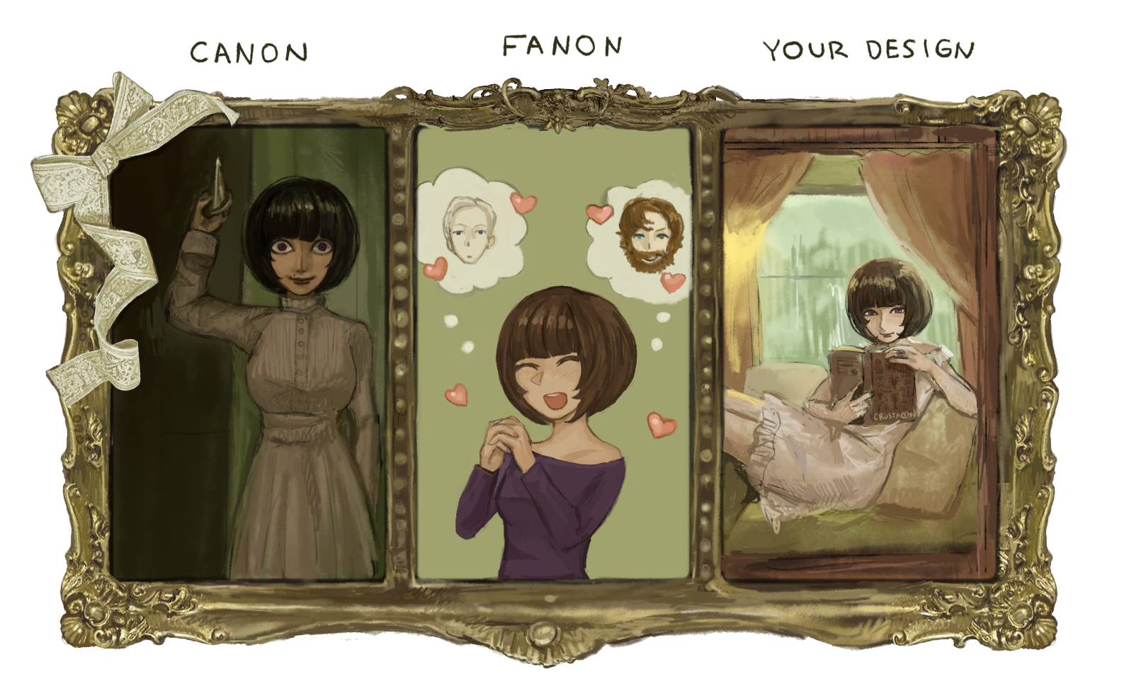 canon vs fanon vs your design by @WormWombs – Sheezy.Art