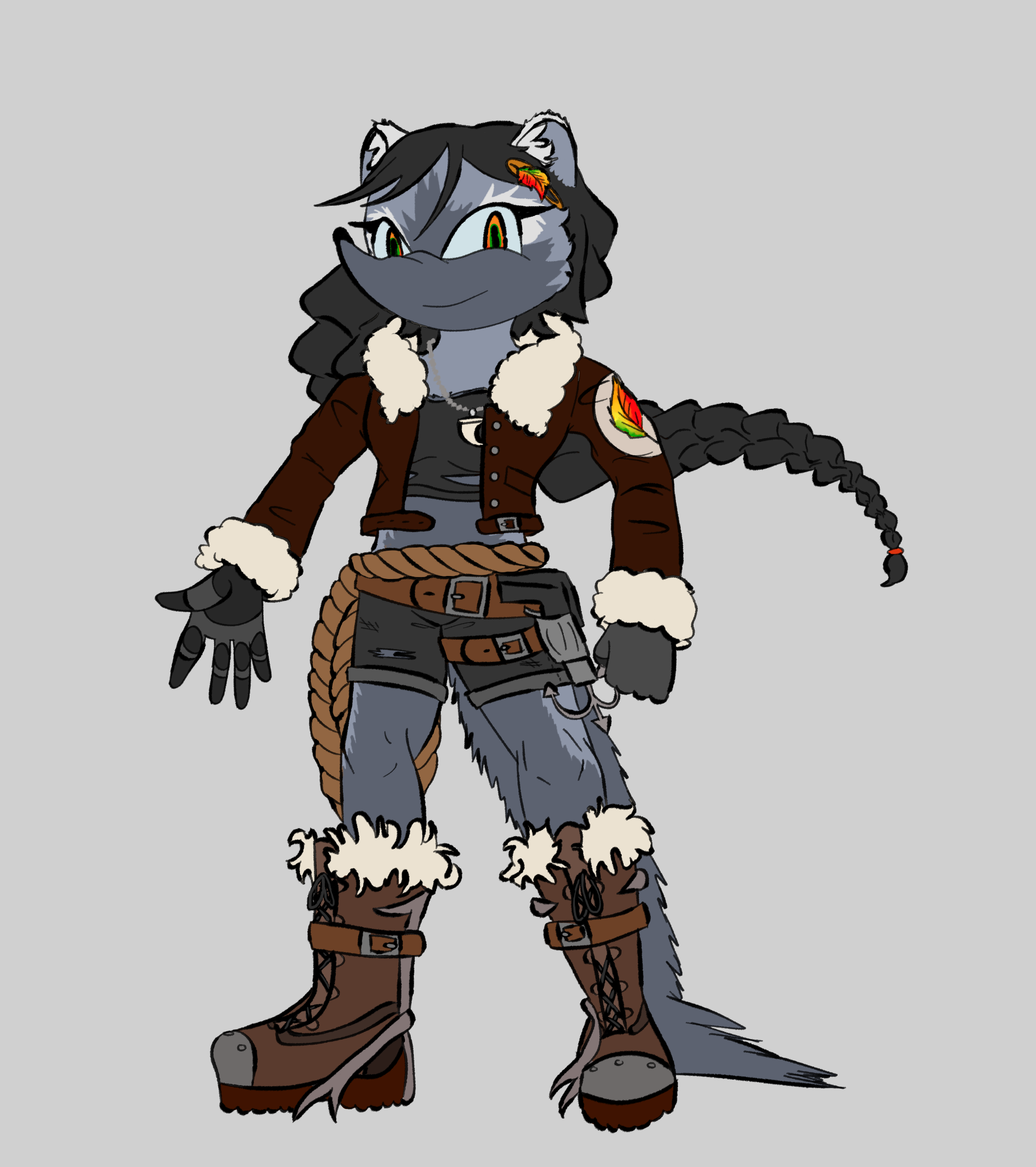 Piper "Scout" the Fishercat 2022 by @SeaweedRainDraws – Sheezy.Art