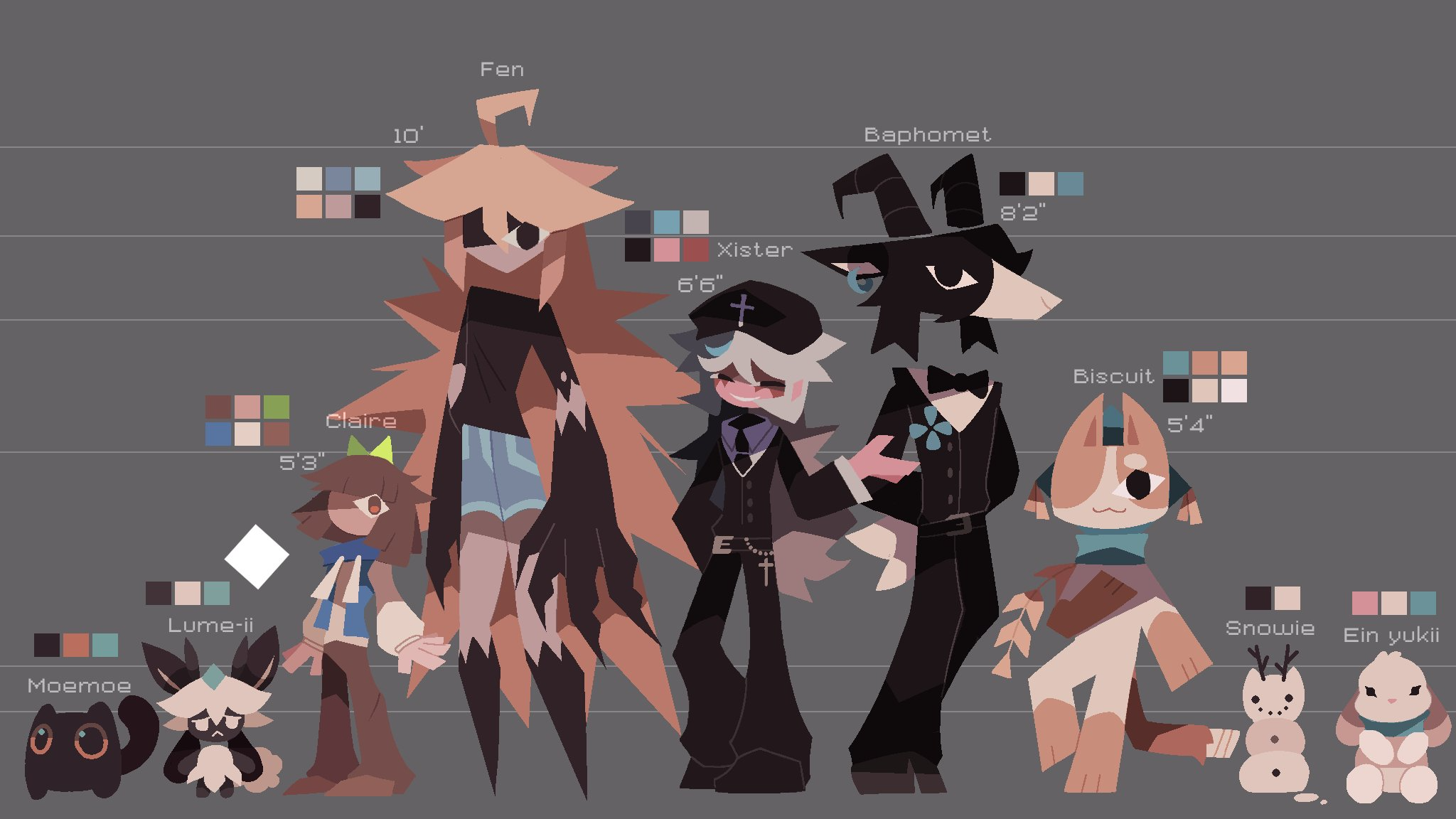 Ocs by @a3dghost – Sheezy.Art