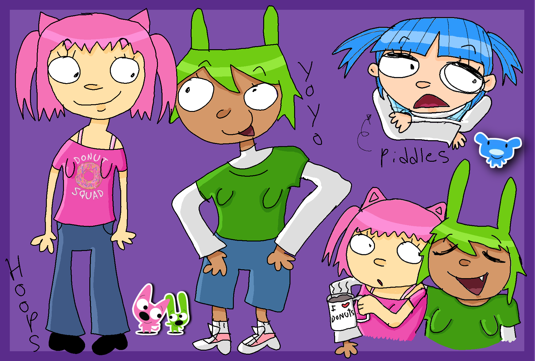 HOOPS AND YOYO HUMANS by @miusushi77 – Sheezy.Art