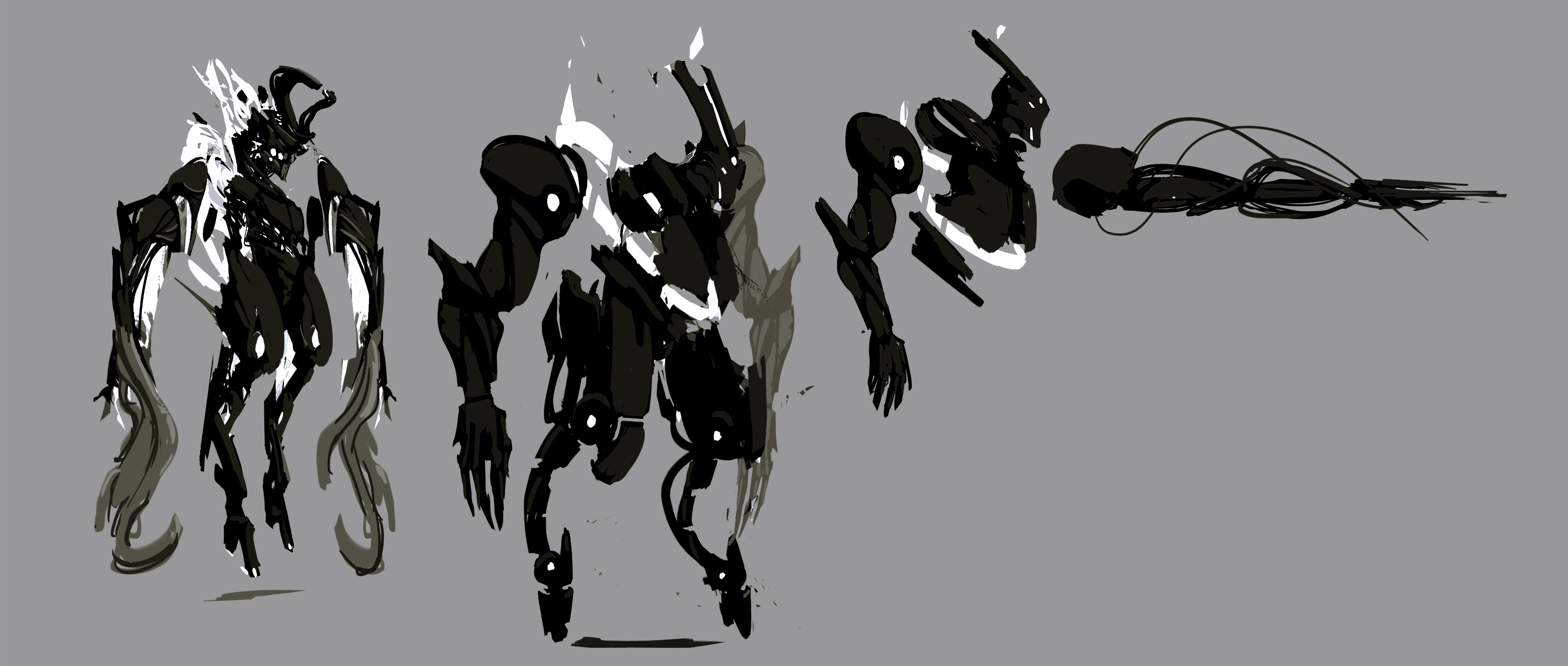 Alien robots maybe? Sketches by @Edenwest – Sheezy.Art