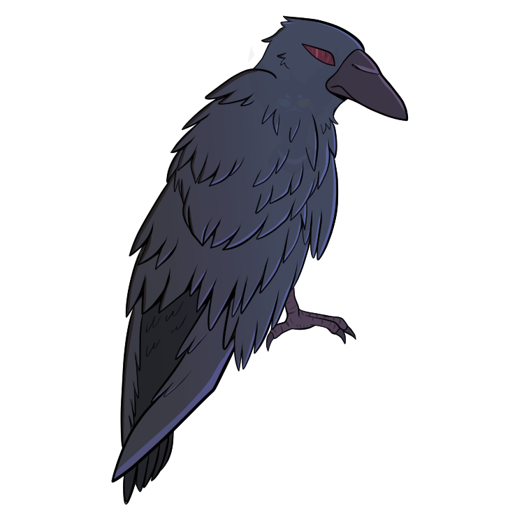 Raven Sticker Design by @GlimmerGremlin – Sheezy.Art