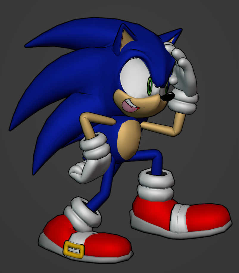 (2) Uekawa sonic model (Stylized) by @GamerLovesNuggies – Sheezy.Art