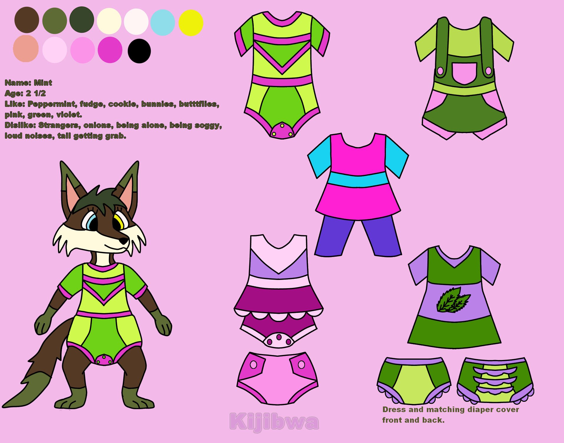 Mint Ref sheet by @Kijibwa – Sheezy.Art