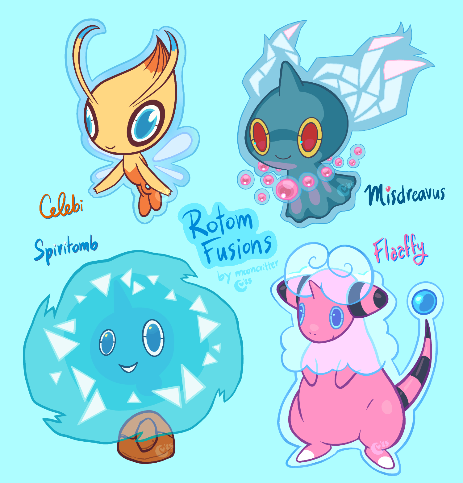 Rotom Fusions by @mooncritter – Sheezy.Art