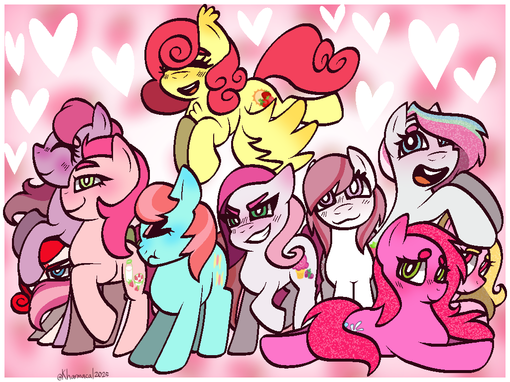 strawberry ponies by @Kharmacal – Sheezy.Art