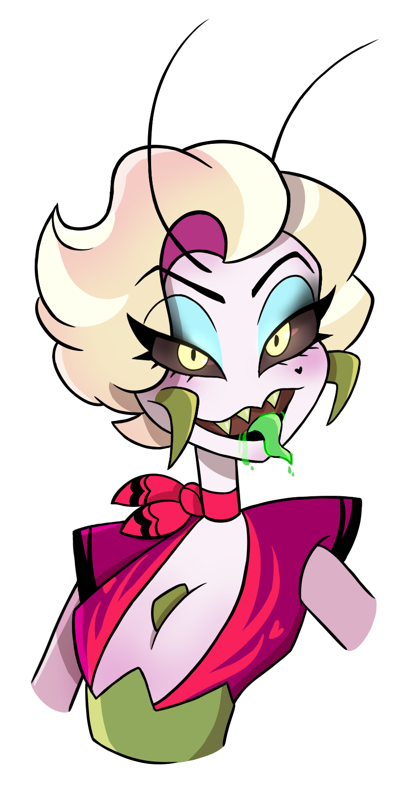 Hazbin Hotel OC: Slimy Smiley by @matbenetti17 – Sheezy.Art