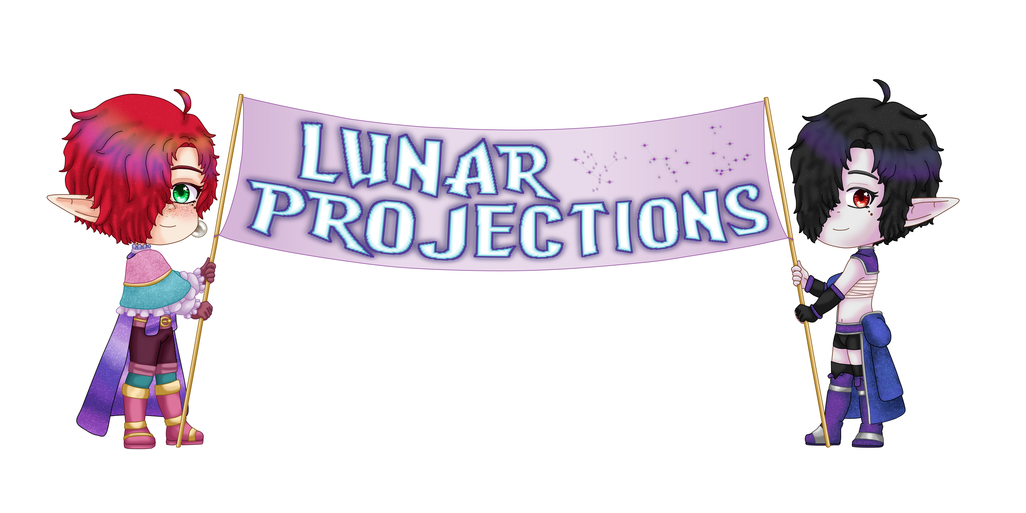 Chibi Lunar and Lumbra by @LunarProjections – Sheezy.Art