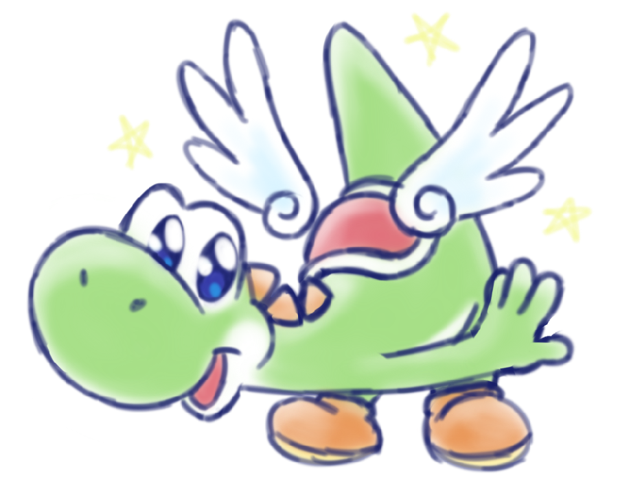 winged yoshi by @iggy666 – Sheezy.Art