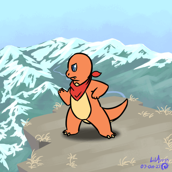 Charmander Kick - Animation by @LilArrin – Sheezy.Art
