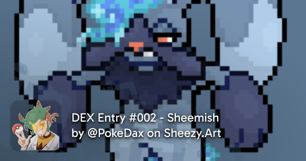 DEX Entry #002 - Sheemish by @PokeDax – Sheezy.Art