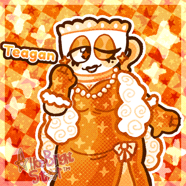 Teagan The Teacup!☕️🧡 by @AliceBrightStar – Sheezy.Art