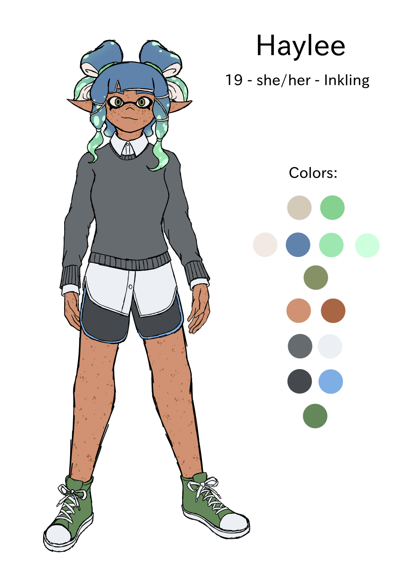 Splatoon OC Haylee by @Reefbay – Sheezy.Art