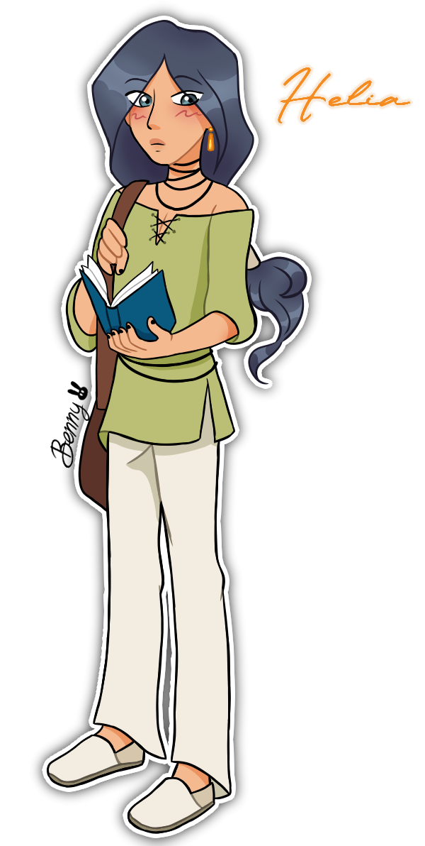 Winx Club Redesigns: Helia 📖🧡 by @matbenetti17 – Sheezy.Art