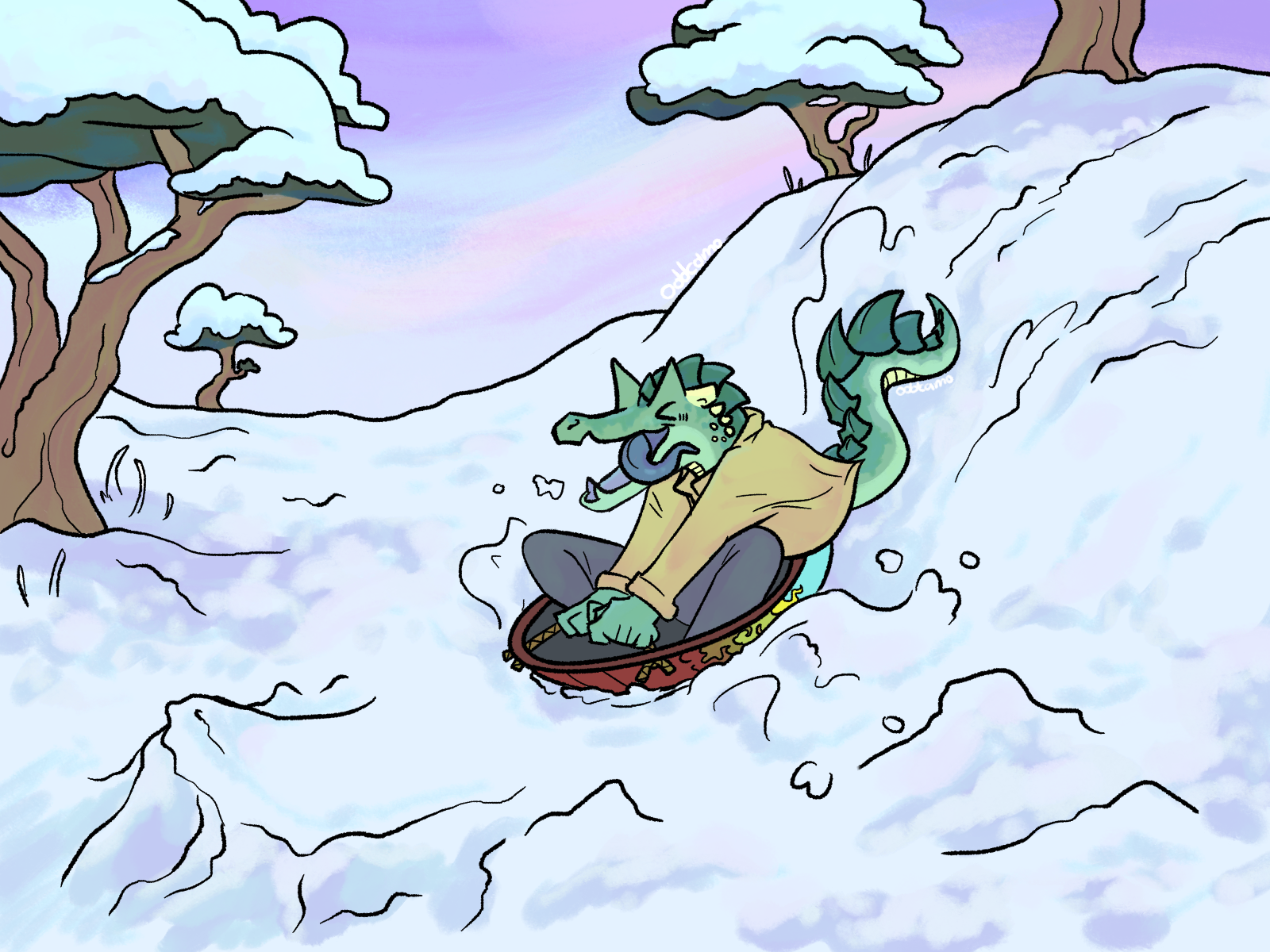 Snow day! by @OddCamo – Sheezy.Art