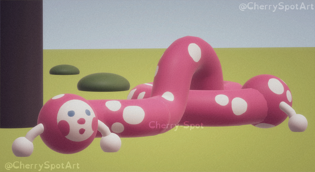 Noby Noby Boy (Clown Edition) by @Cherry-Spot – Sheezy.Art