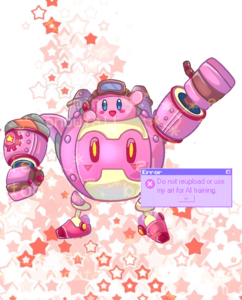 Chibi Requests 2/6 - Kirby (Robobot) by @ellebastonart – Sheezy.Art