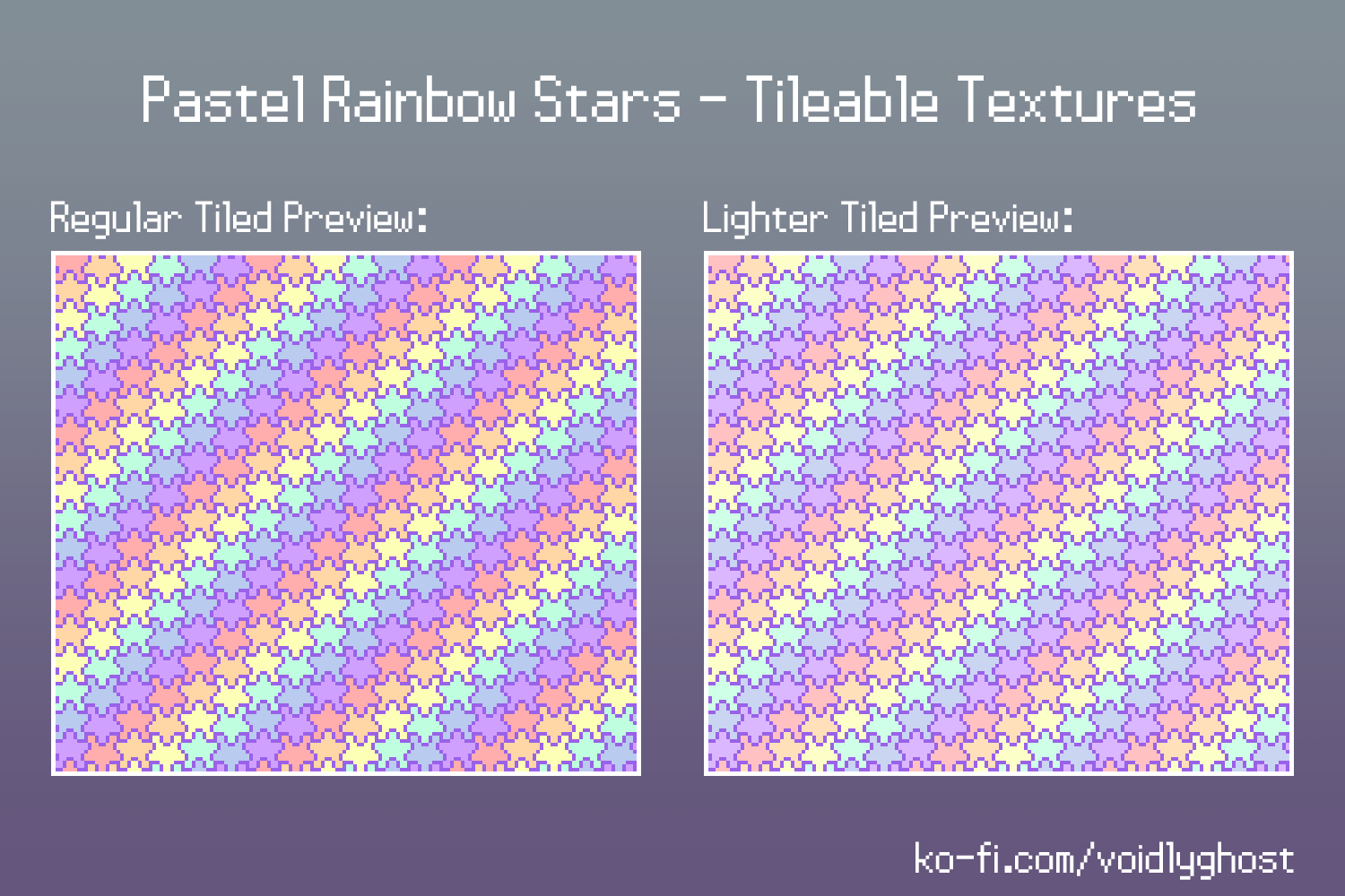 [F2U] Pastel Rainbow Stars - Tileable Textures by @voidlyghostassets ...