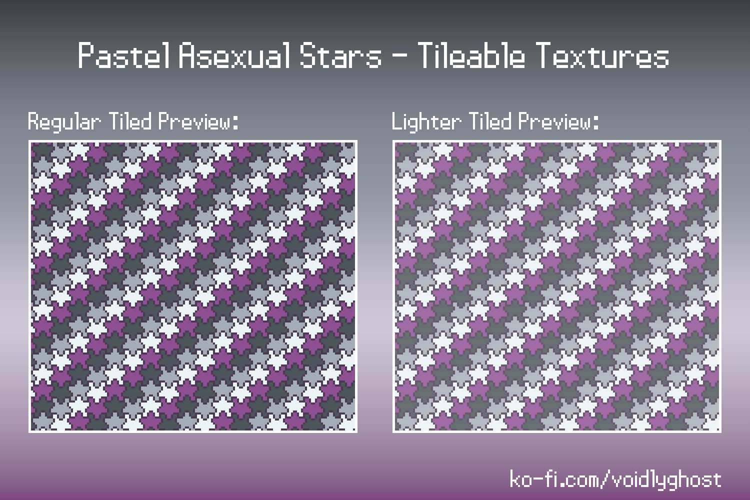 [F2U] Pastel Asexual Stars - Tileable Textures by @voidlyghostassets ...