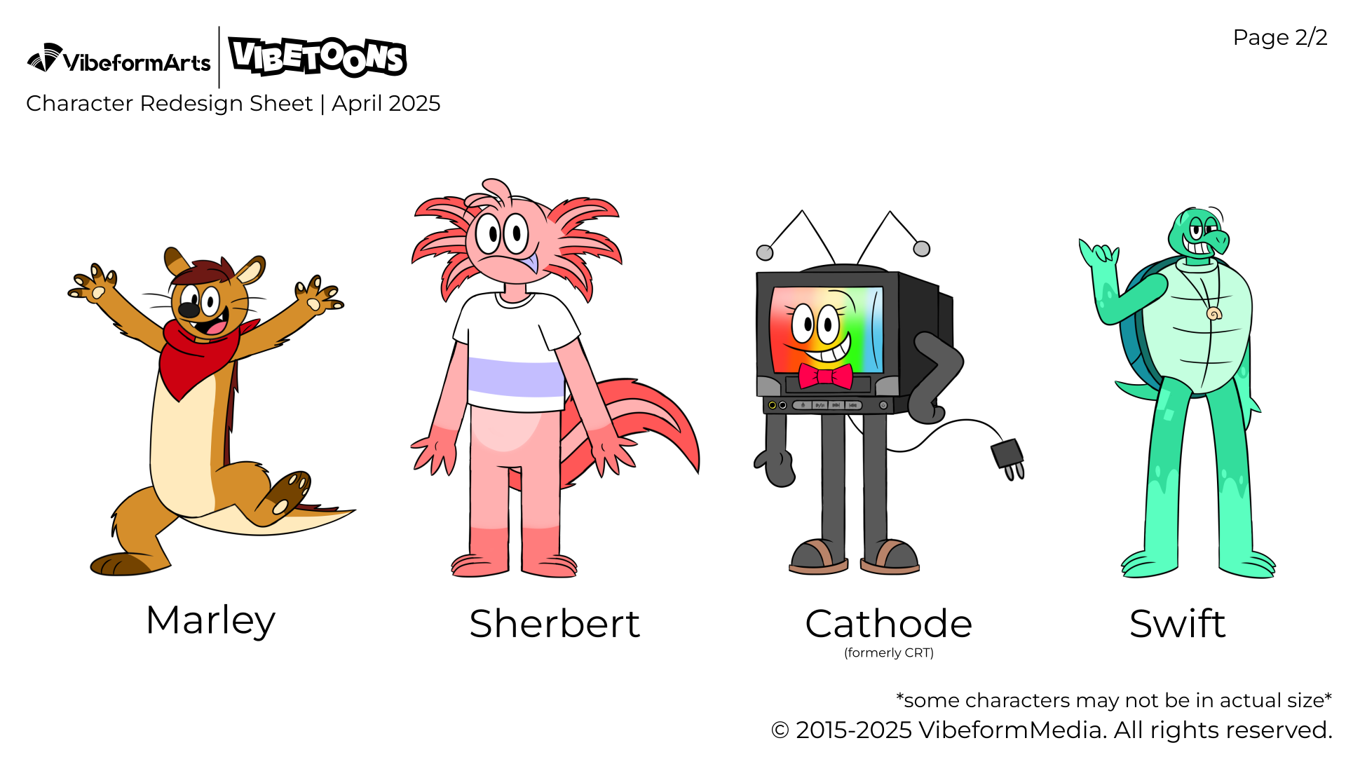 VibeToons Redesign 2025 (part 2) by @VibeformArts – Sheezy.Art