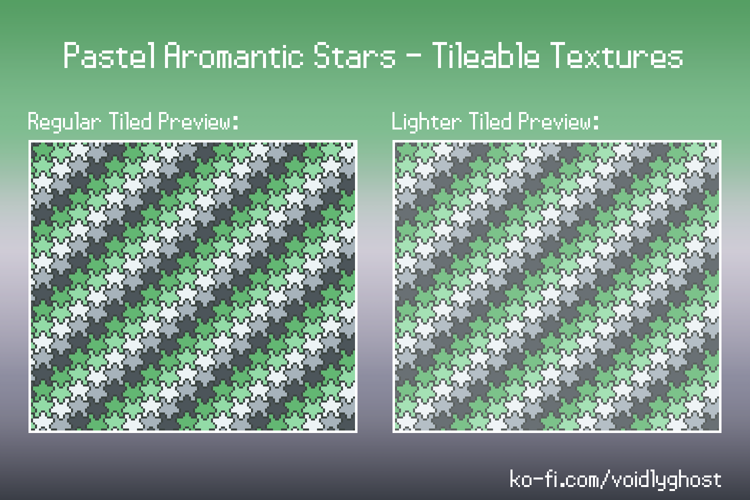 [F2U] Pastel Aromantic Stars - Tileable Textures by @voidlyghostassets ...