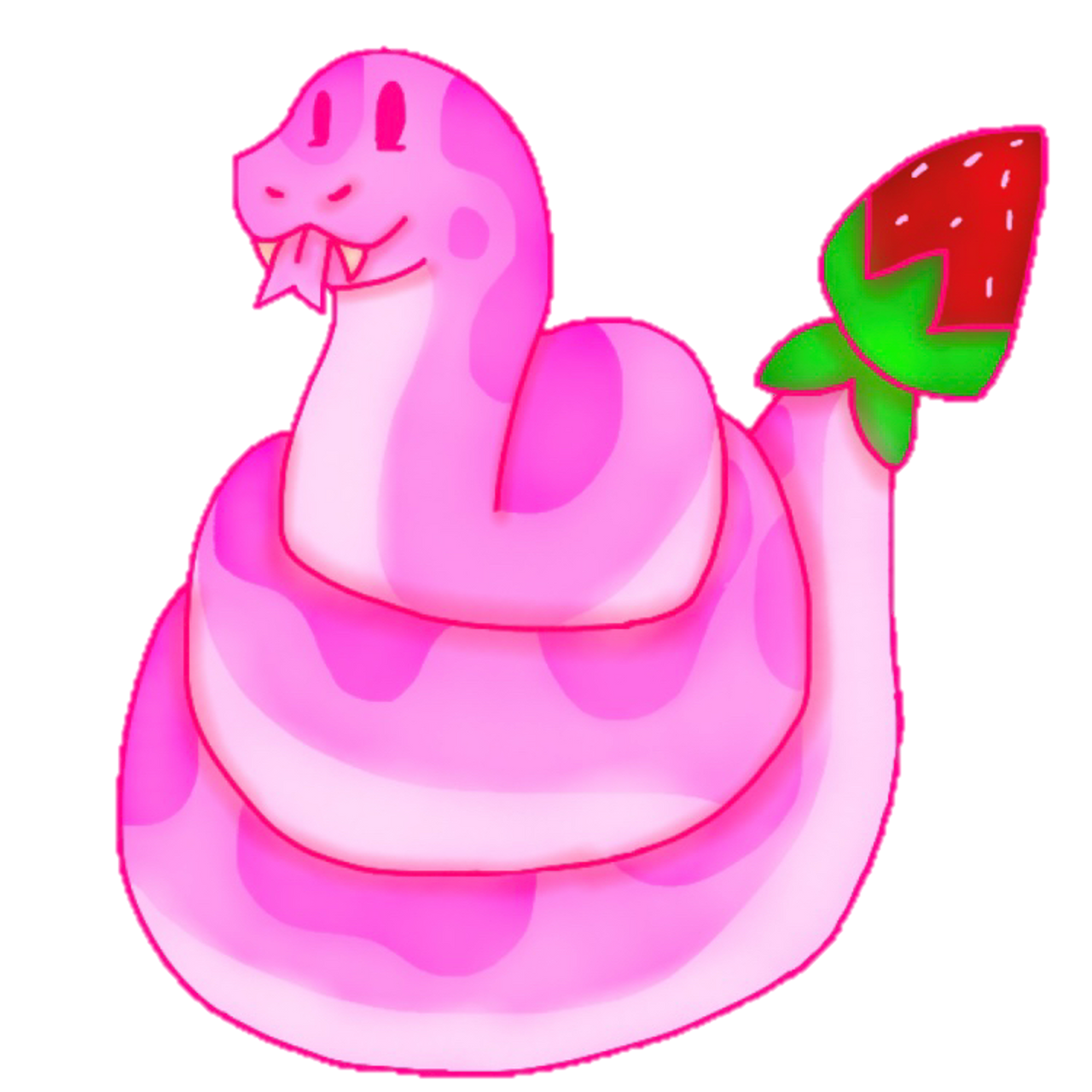 Strawberry Snake by @kittenpinkamations – Sheezy.Art