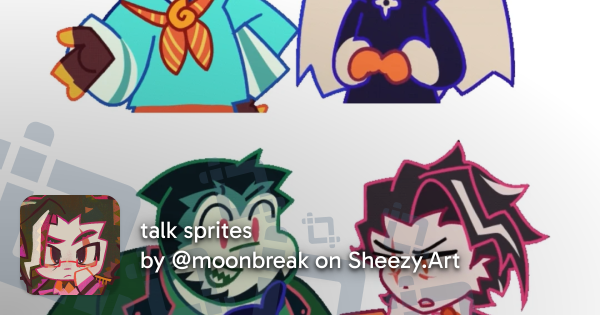 talk sprites by @moonbreak – Sheezy.Art