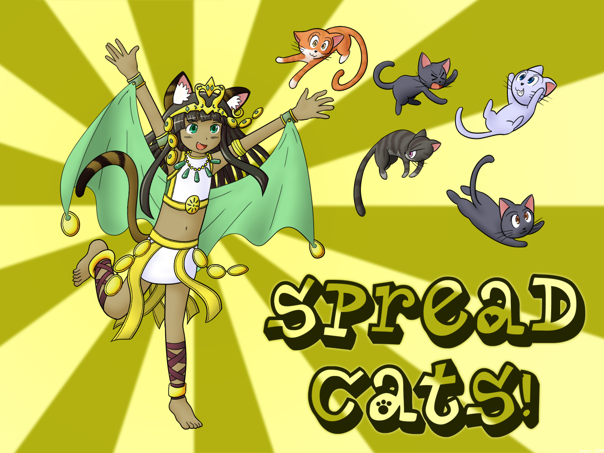 Spread Cats! by @masamunemaniac – Sheezy.Art
