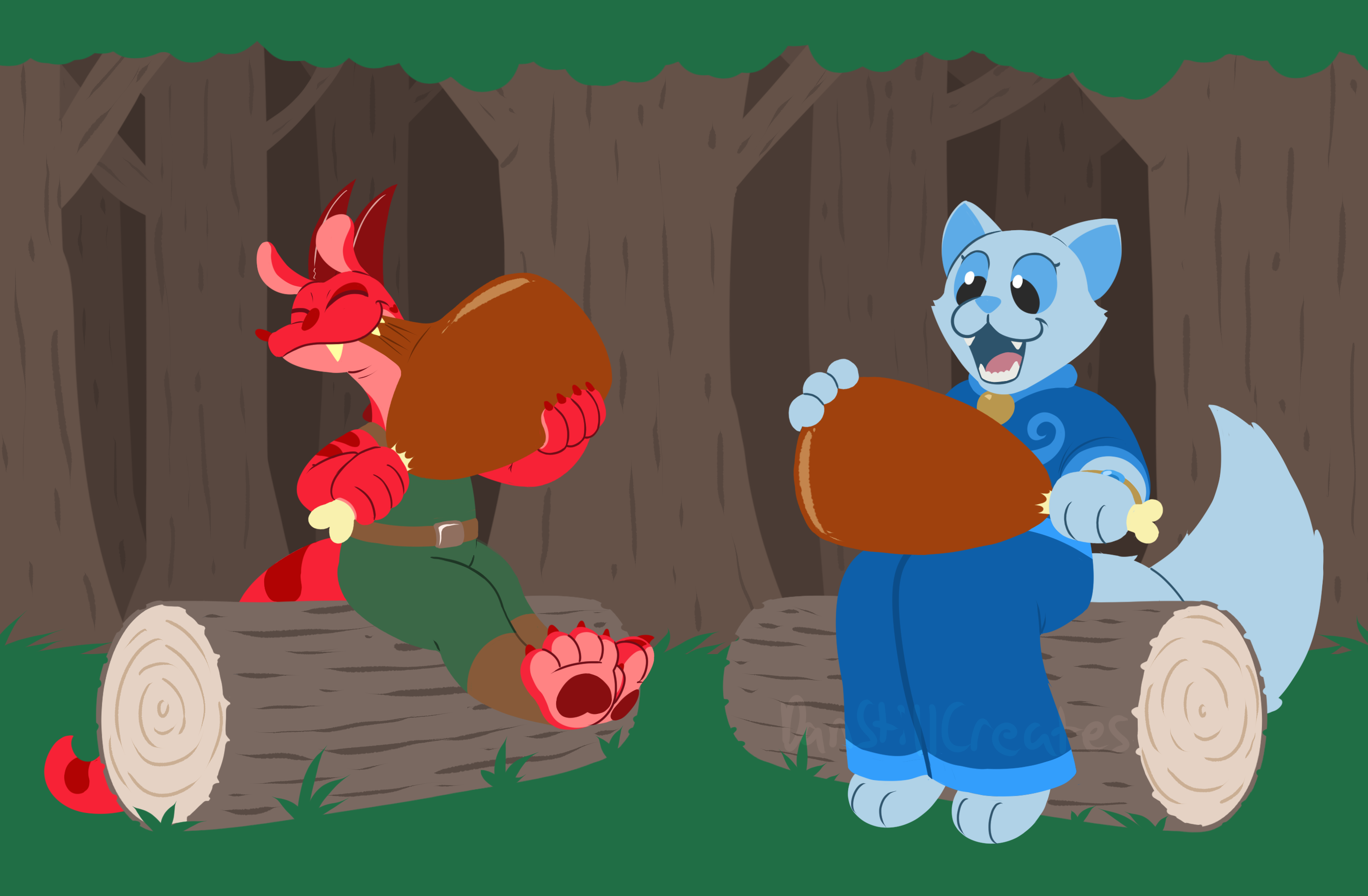 OC Crossover - Dinner time with Akka by @DanStillCreates – Sheezy.Art