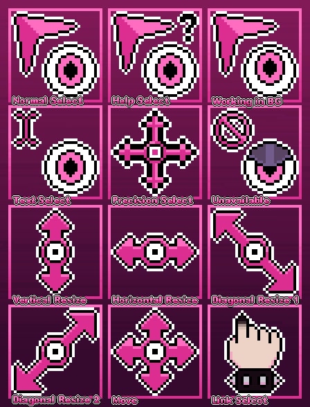 Demi Mouse Cursors by @Pumpkigutz – Sheezy.Art