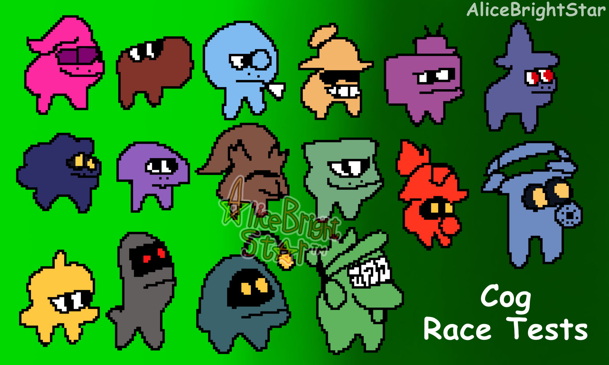 Cog Race Tests by @AliceBrightStar – Sheezy.Art