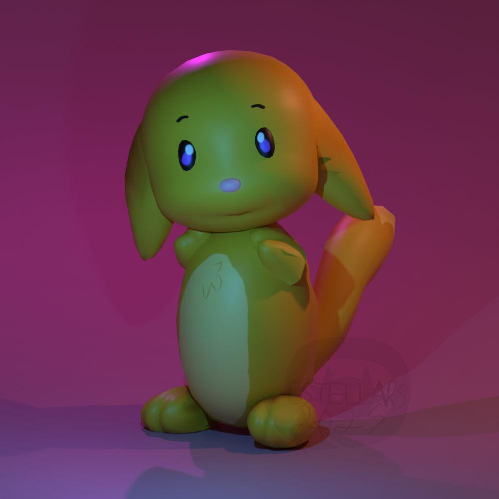 Kacheek 3D Model by @Estelle – Sheezy.Art