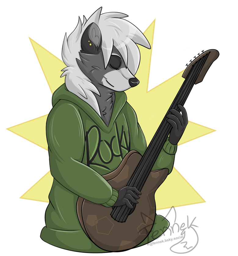 YCH Commission - Rock Raccoon by @fennek – Sheezy.Art