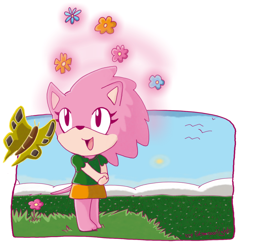 Classic Amy Rose - Animal Crossing style by @Coconut-Jaguar – Sheezy.Art
