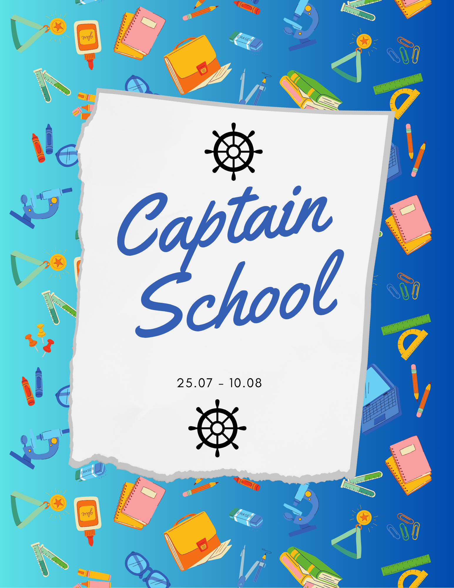 Captain School Flyer by @Storybloom – Sheezy.Art