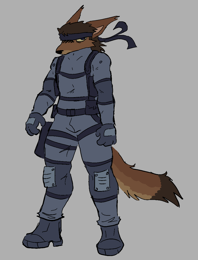 furry solid snake by @microbe – Sheezy.Art