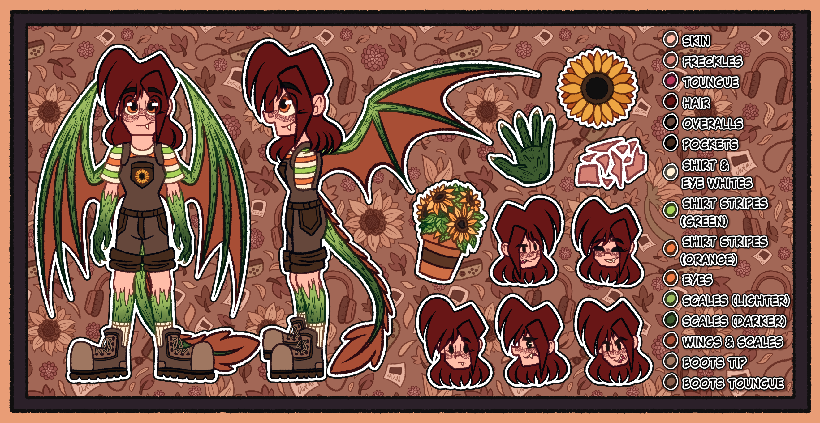 Blaze Character Reference Sheet by @SunflowerMasquerade – Sheezy.Art