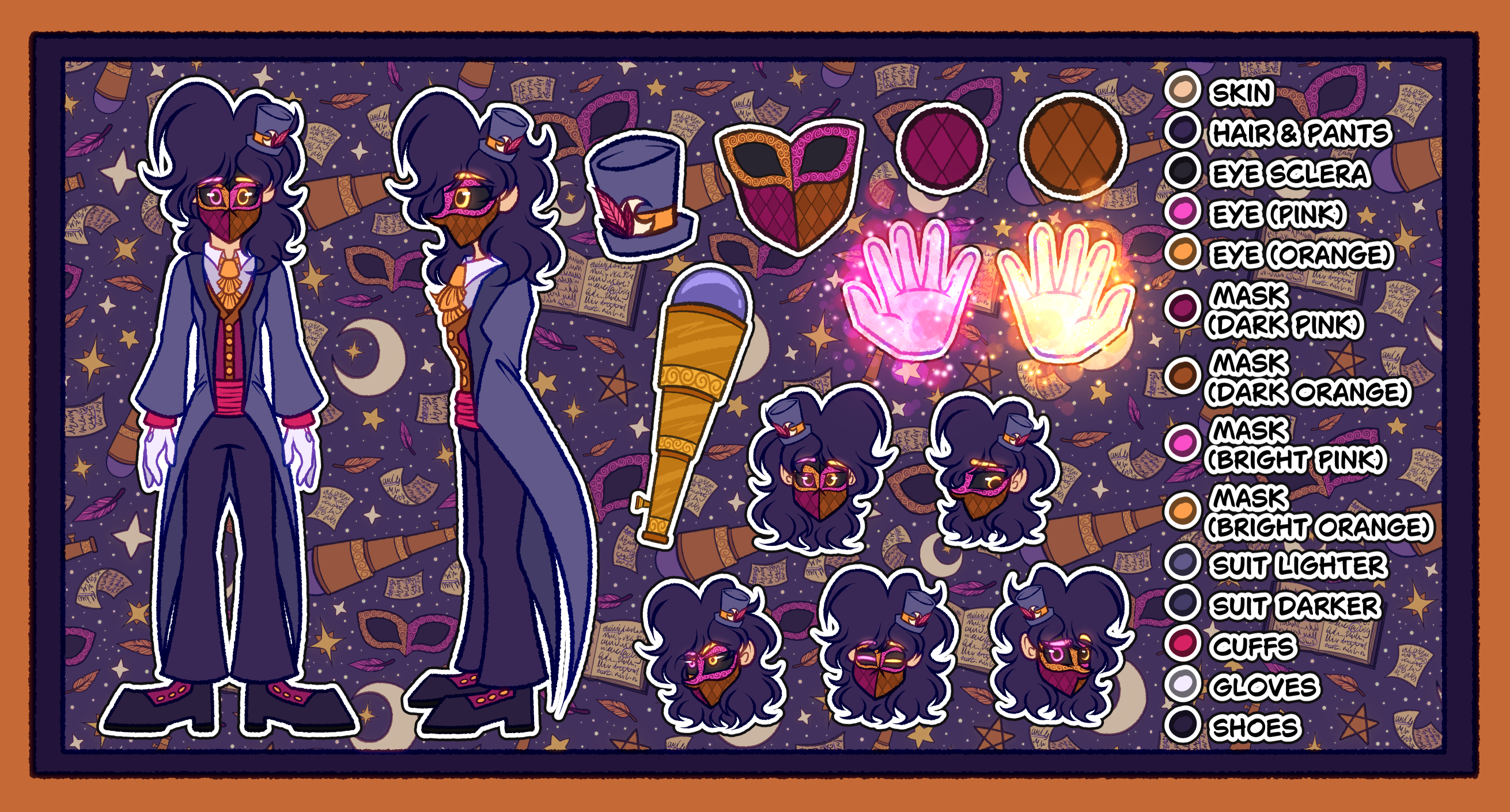 Hollow Character Reference Sheet by @SunflowerMasquerade – Sheezy.Art