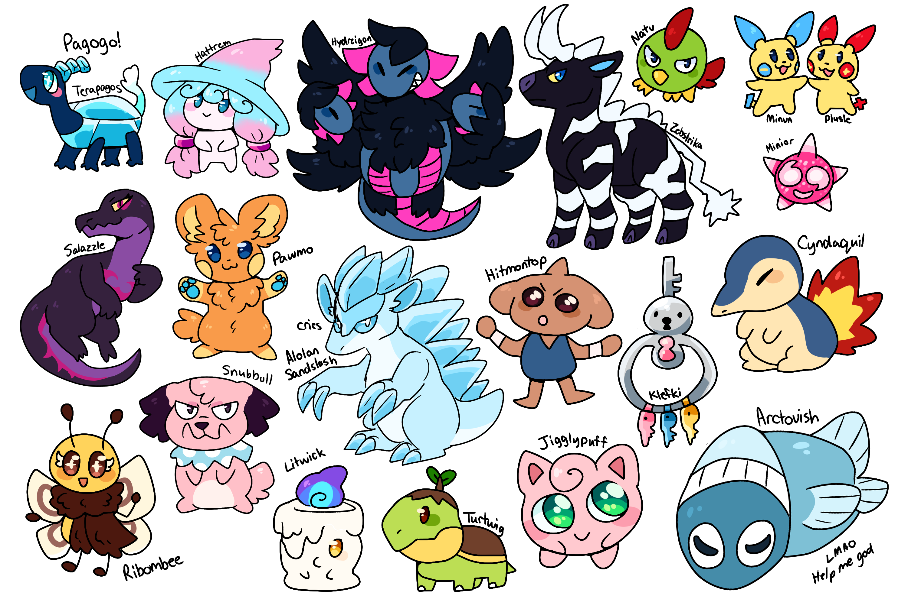 Pokemon from Memory by @Rickydirigo – Sheezy.Art
