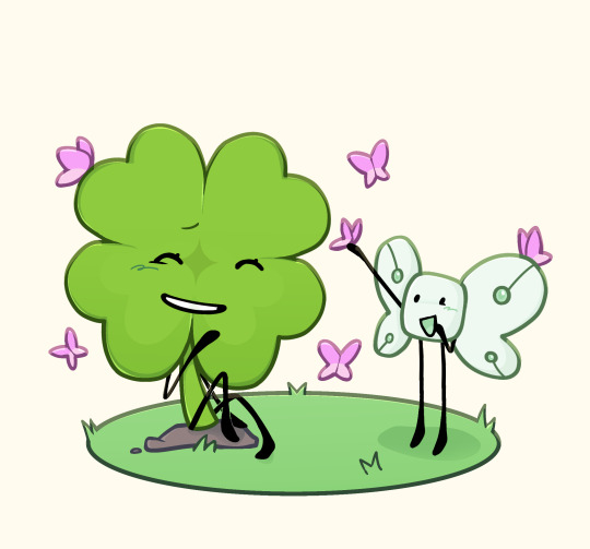Clover & Bot!! I love them both so much (ㅅ´ ˘ `) by @Mx_D1zzy – Sheezy.Art