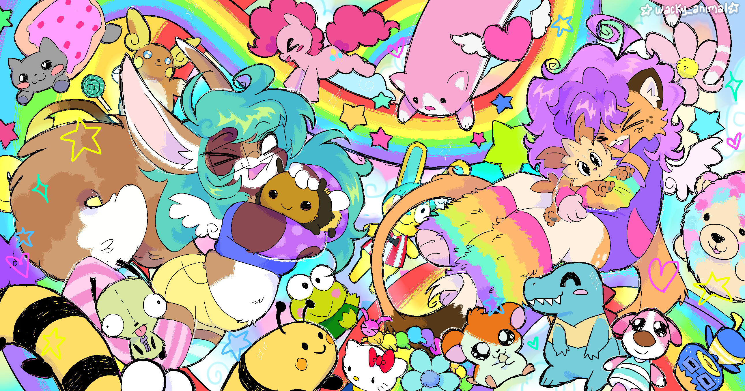 YCH: plushie heaven by @wacky_animal – Sheezy.Art