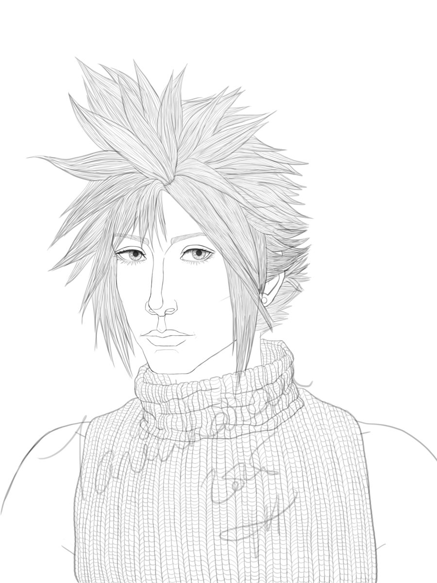 [FFVII Rebirth Fanart] Cloud Strife by @Taniwharau – Sheezy.Art
