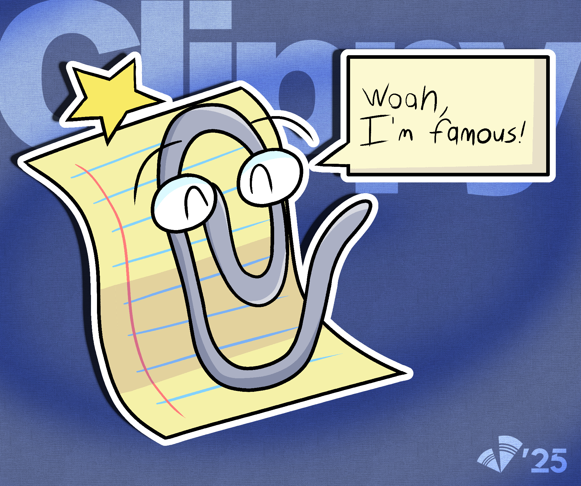 Clippy by @VibeformArts – Sheezy.Art