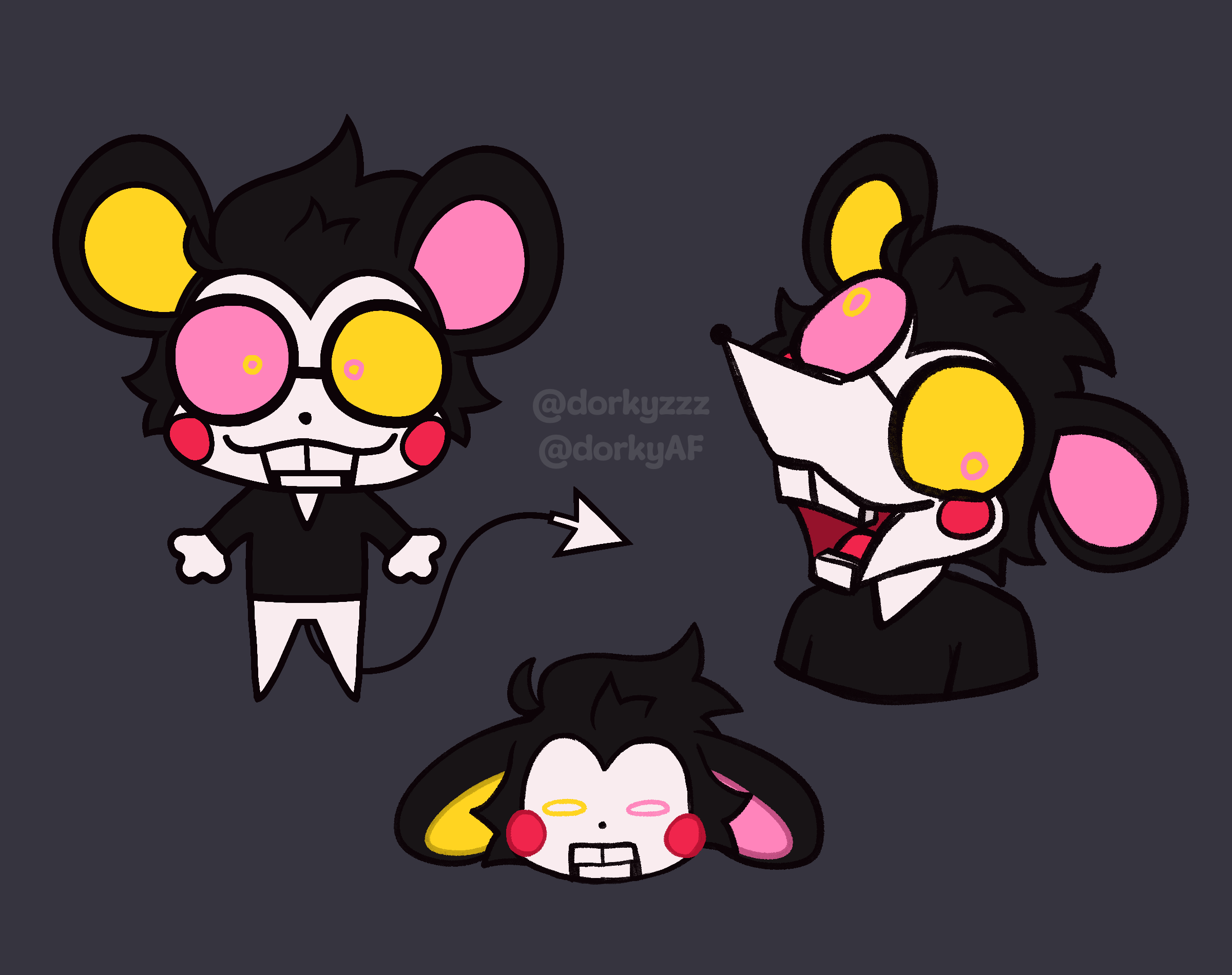 Spamton Mouse by @Dorkyzzz – Sheezy.Art
