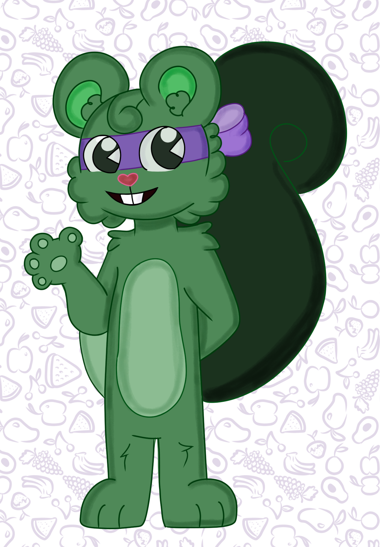 HTF OC - Sparkle the Flying Squirrel by @Diasomniac – Sheezy.Art