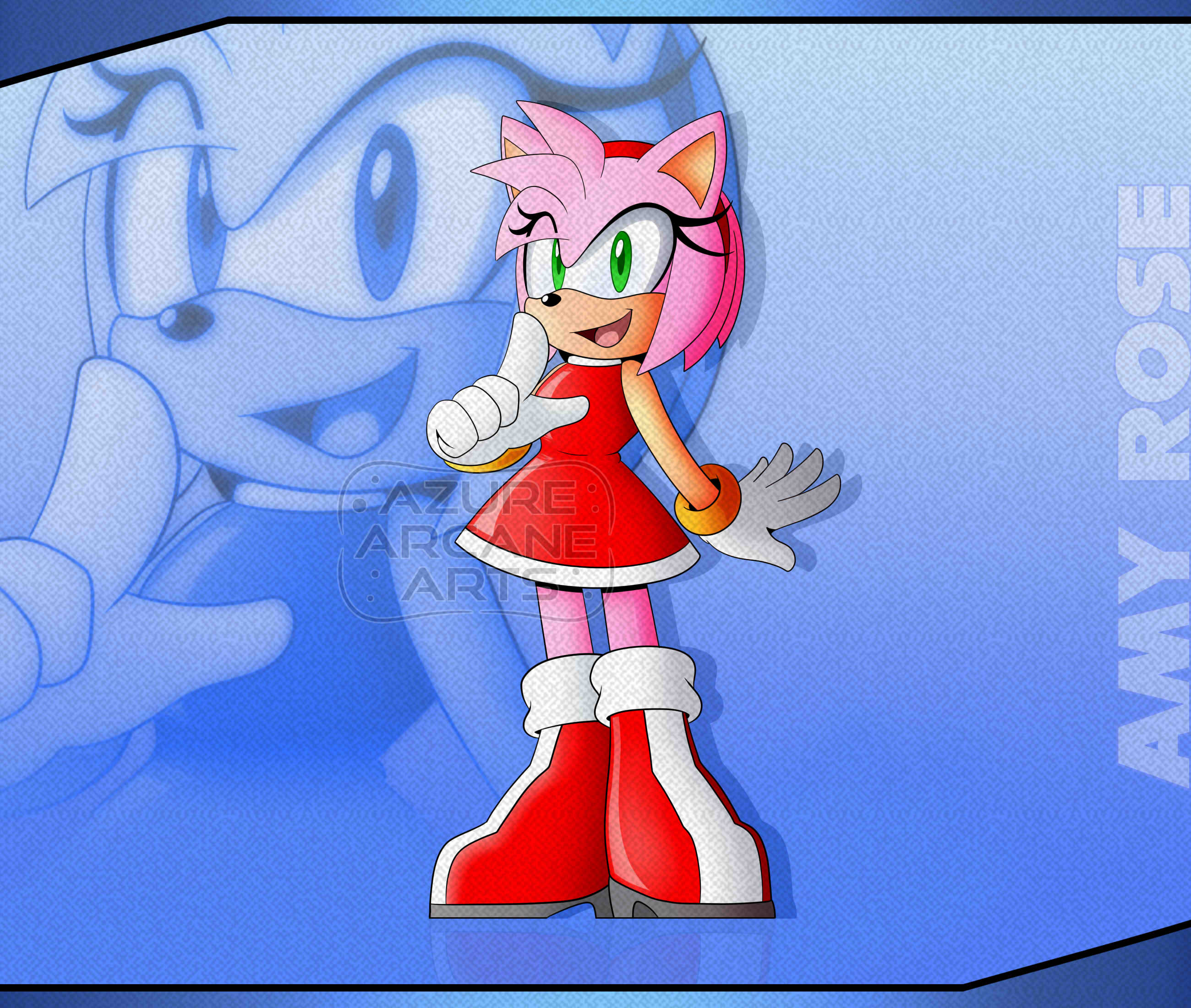 [STH] Amy Rose by @AzureArcaneArts – Sheezy.Art